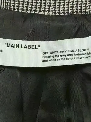 Off-White Wool Single-breasted Blazer