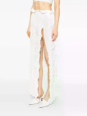 ROISIN PIERCE Asymmetric Hem Maxi Skirt