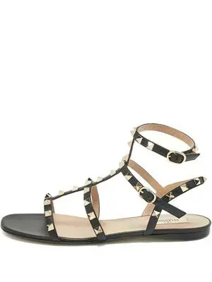 VALENTINO Rockstud Leather Sandals