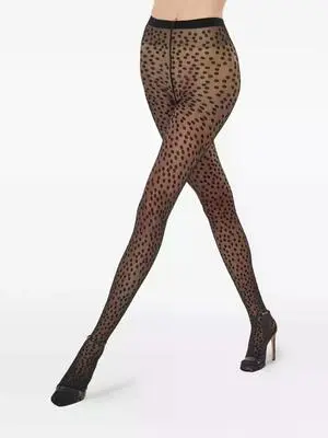 Wolford Patterned Tights - Black