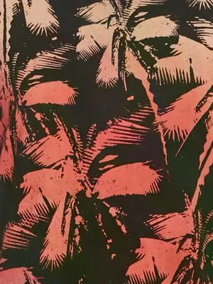Saint Laurent Palm-tree Print T-shirt