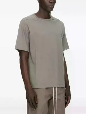 Rick Owens Temple Brad T-shirt In Classic Cotton Jersey - Green