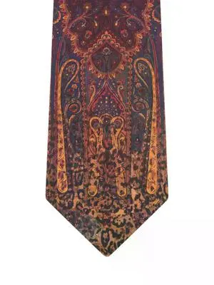 Etro Paisley And Animal-motif Neck Tie