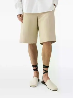 Jacquemus Le Camargue Chino Shorts - Neutrals