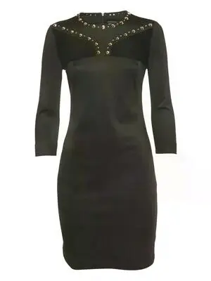 Just Cavalli Studded Mesh Mini Dress