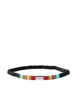 Paul Smith Beaded Bracelet With Logo Detail