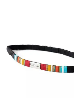 Paul Smith Beaded Bracelet With Logo Detail