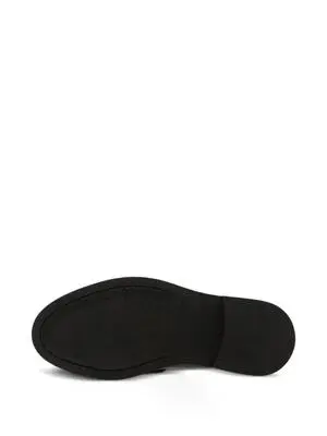 Filling Pieces Embroidered Chain Loafers