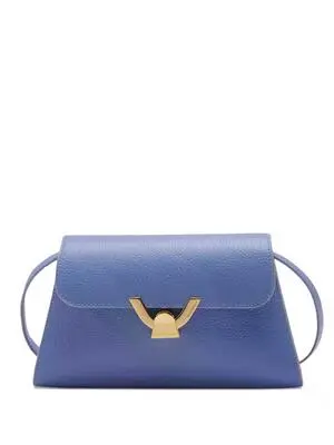 COCCINELLE Dew Leather Shoulder Bag - Blue