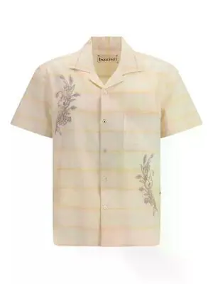 BAZISZT Provence Embroidered Shirt - Neutrals