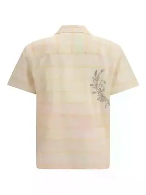 BAZISZT Provence Embroidered Shirt - Neutrals