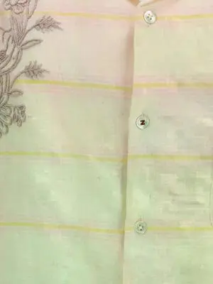BAZISZT Provence Embroidered Shirt - Neutrals