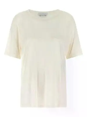 Stella McCartney T-shirt With Bead Embellishment - Neutrals