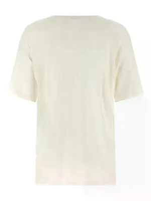 Stella McCartney T-shirt With Bead Embellishment - Neutrals