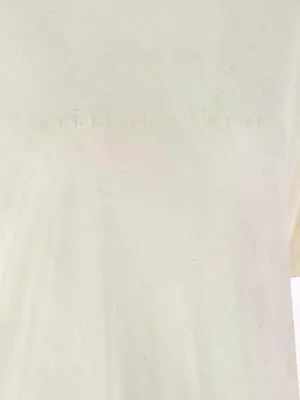 Stella McCartney T-shirt With Bead Embellishment - Neutrals