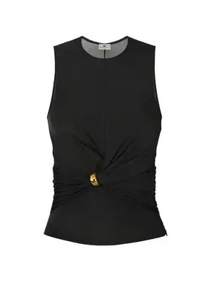 Elisabetta Franchi Knot Detailing Tops