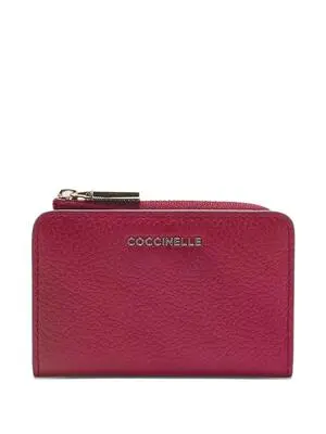 COCCINELLE Zip Card Wallet - Red