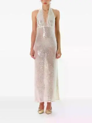 MANURI Pixie Sequin-embellished Maxi Dress