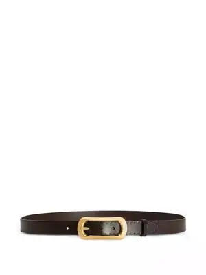 Dolce & Gabbana Perforated Buckle Belt - Brown