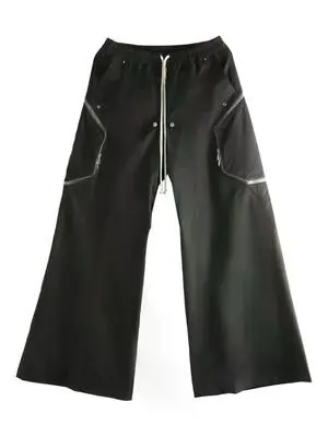 Rick Owens Blixa Belas Zip-pocket Trousers - Black