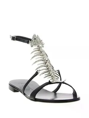 GIUSEPPE ZANOTTI Metal Slim Sandals