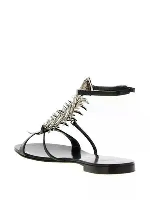 GIUSEPPE ZANOTTI Metal Slim Sandals