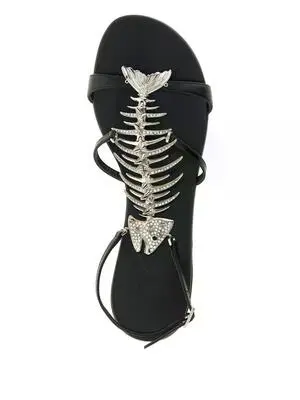 GIUSEPPE ZANOTTI Metal Slim Sandals