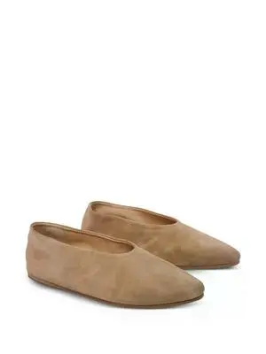 Marsèll Pointed Toe Flats - Neutrals