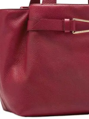 COCCINELLE Malory Grained Leather Tote Bag