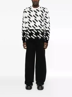 Karl Lagerfeld Patterned Sweater
