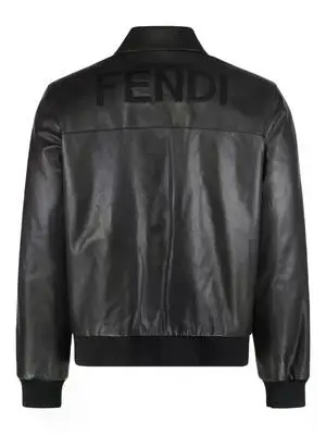 Fendi Leather Blouson Jacket