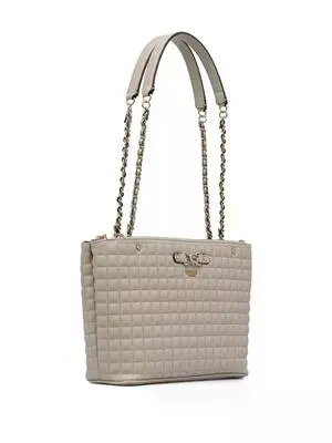 Guess Nadira Quilted Shoulder Bag - Neutrals