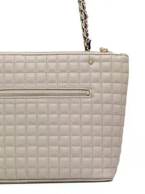 Guess Nadira Quilted Shoulder Bag - Neutrals