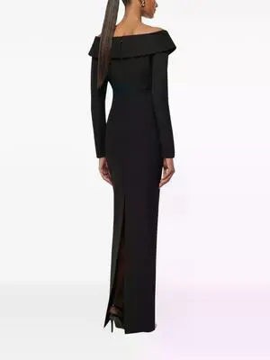 Roland Mouret Lace-insert Column Gown