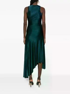 Victoria Beckham Asymmetric-hem Midi Dress