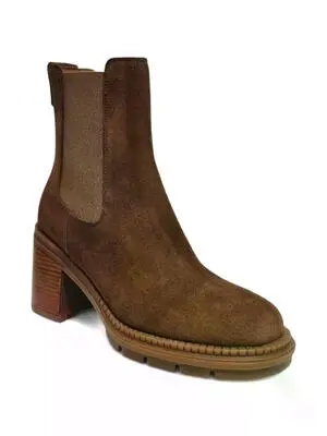 Casadei 80mm Suede Chelsea Boots