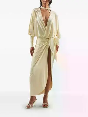 TALLER MARMO Long-sleeved Swimsuit With Tie Detailing