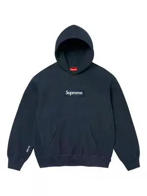Supreme Box Logo Hooded Sweatshirt - Blue