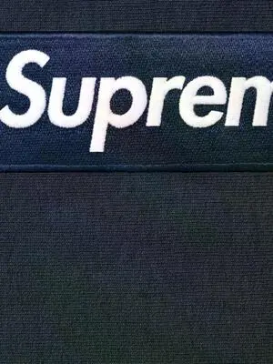 Supreme Box Logo Hooded Sweatshirt - Blue