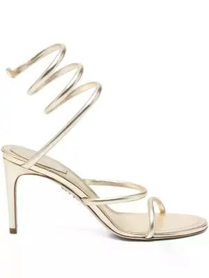 Rene Caovilla Gold Tone Shoes For Women