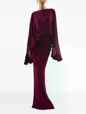 TALLER MARMO Eolia Maxi Dress - Purple