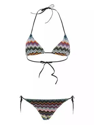 Missoni Two Piece Bikini Set - Neutrals