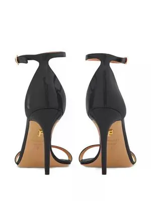 FERRAGAMO 90mm Strappy Stiletto Sandals - Black