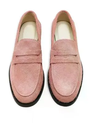 DUKE + DEXTER Suede Loafers