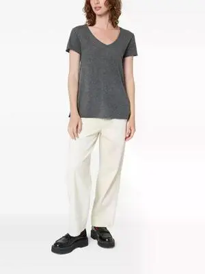 American Vintage V-neck Short-sleeve T-shirt - Grey