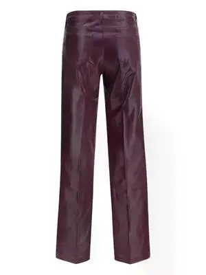 L'Agence Marty Coated Flared Trousers