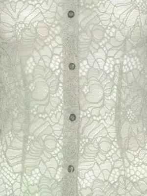 ROTATE BY BIRGER CHRISTENSEN Lace Buttoned Shirt