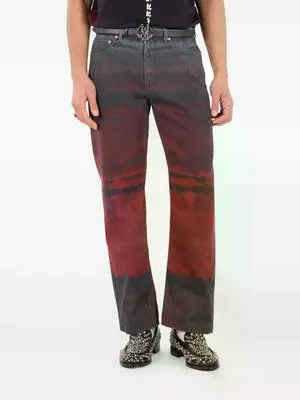 Roberto Cavalli Dyed-effect Mid-rise Jeans