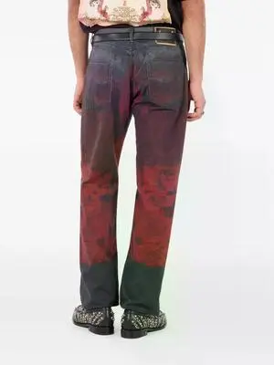 Roberto Cavalli Dyed-effect Mid-rise Jeans