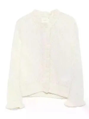 DÔEN Claudie Frills Perforated Cardigan